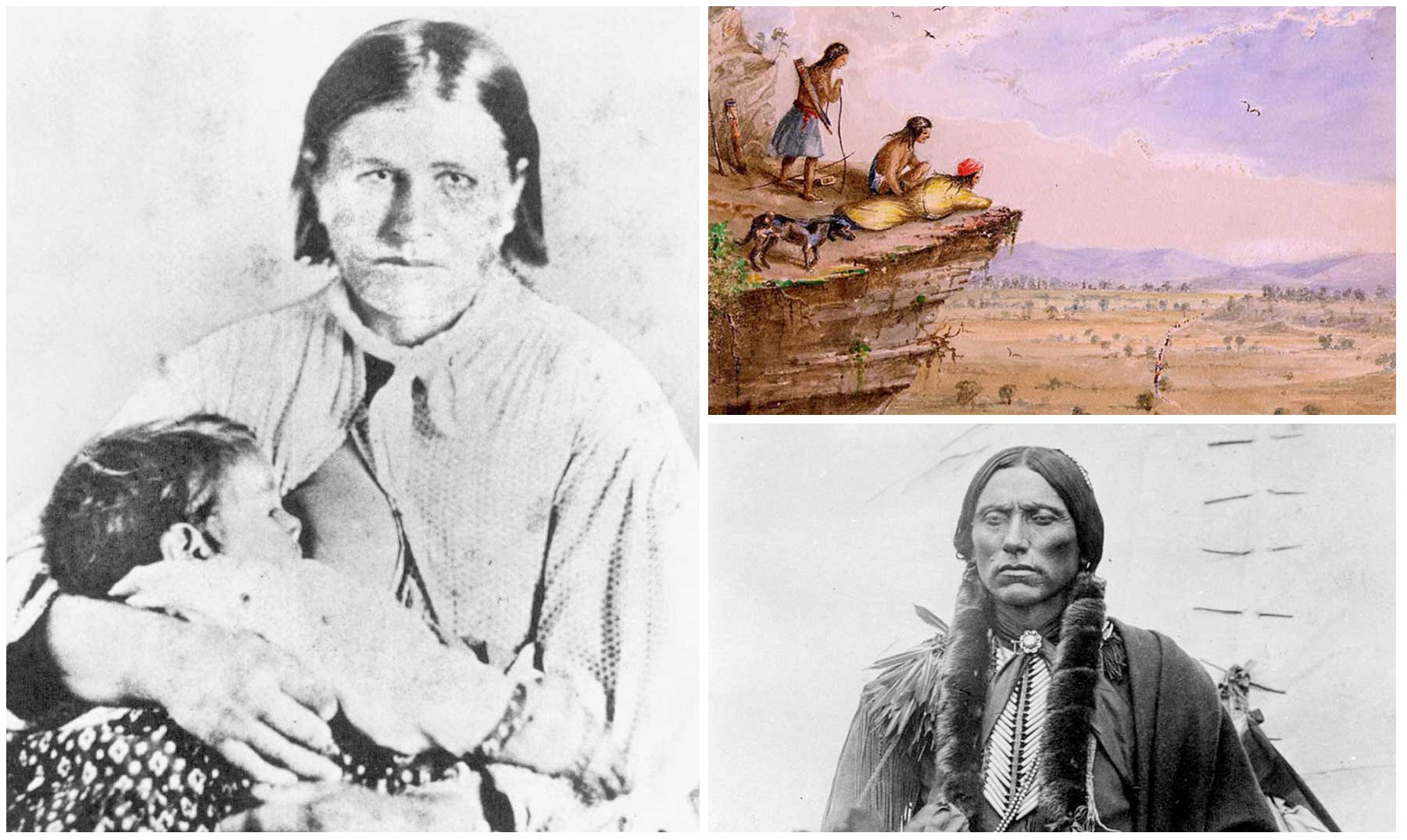 Cynthia Ann Parker, una niña real, secuestrada por los comanches