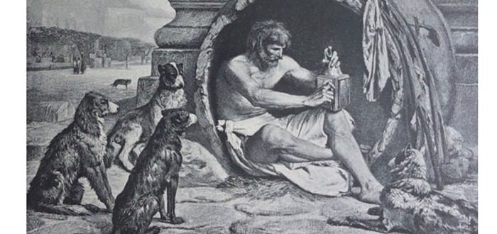 Diógenes y Alejandro Magno - Supercurioso